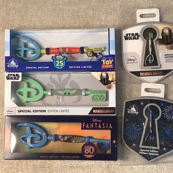 Disney | Accents | Disney Store Special Edition Key Bundle Toy Story ...